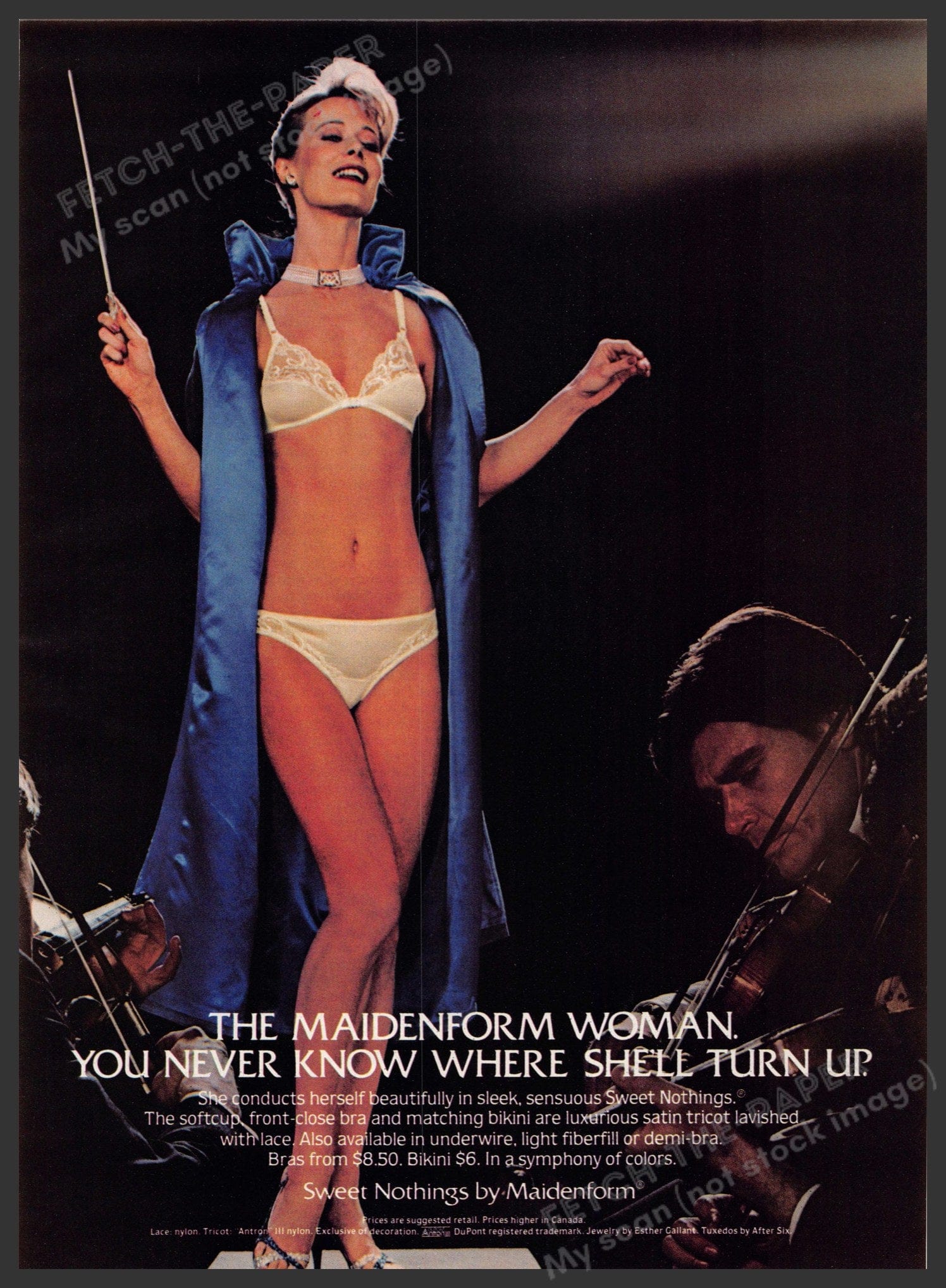 Maidenform Woman 1980s Print Ad — Fetch-the-Paper