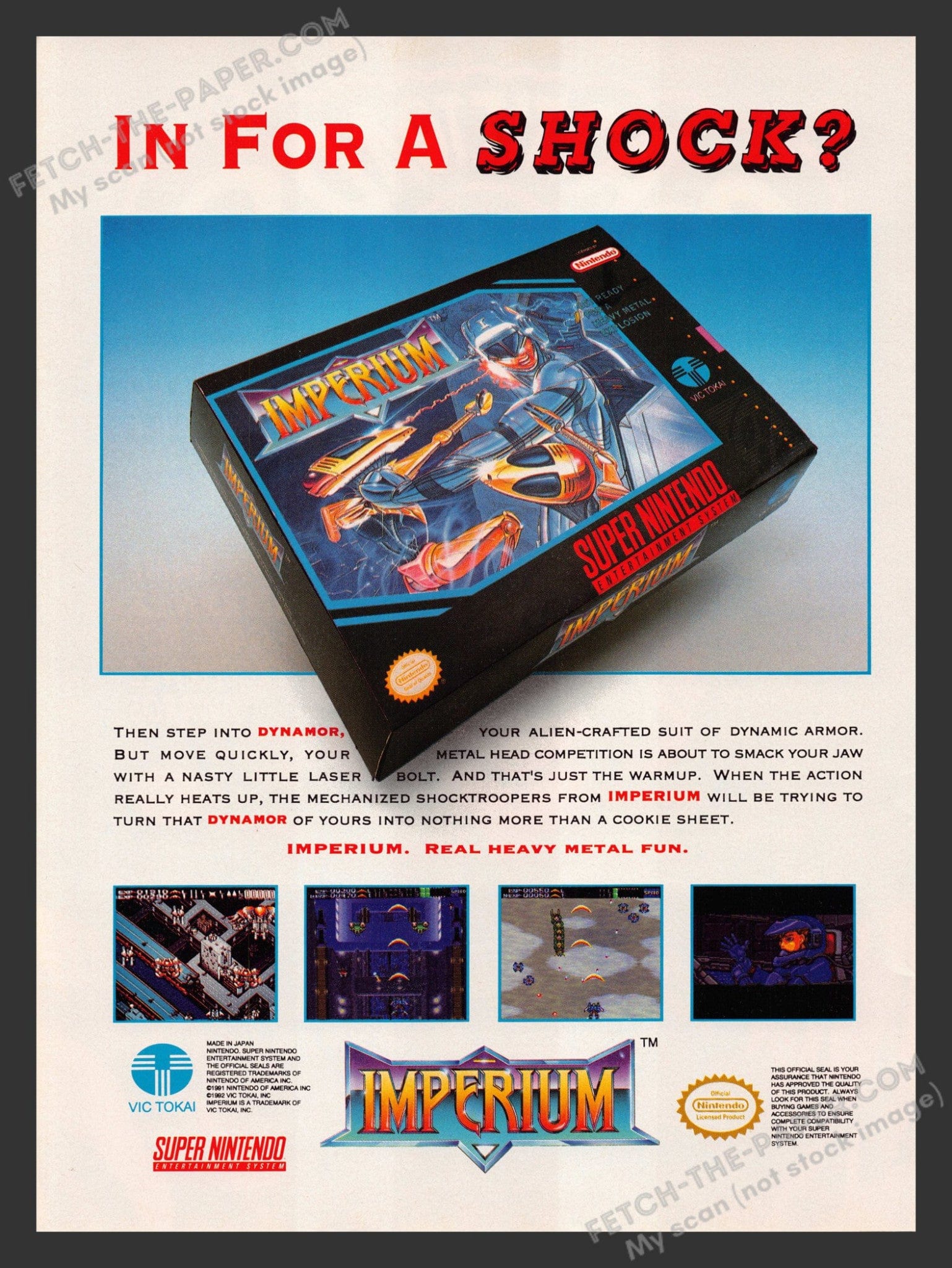 Imperium Video Game 1992 Print Advertisement 1992 — Fetch-the-Paper