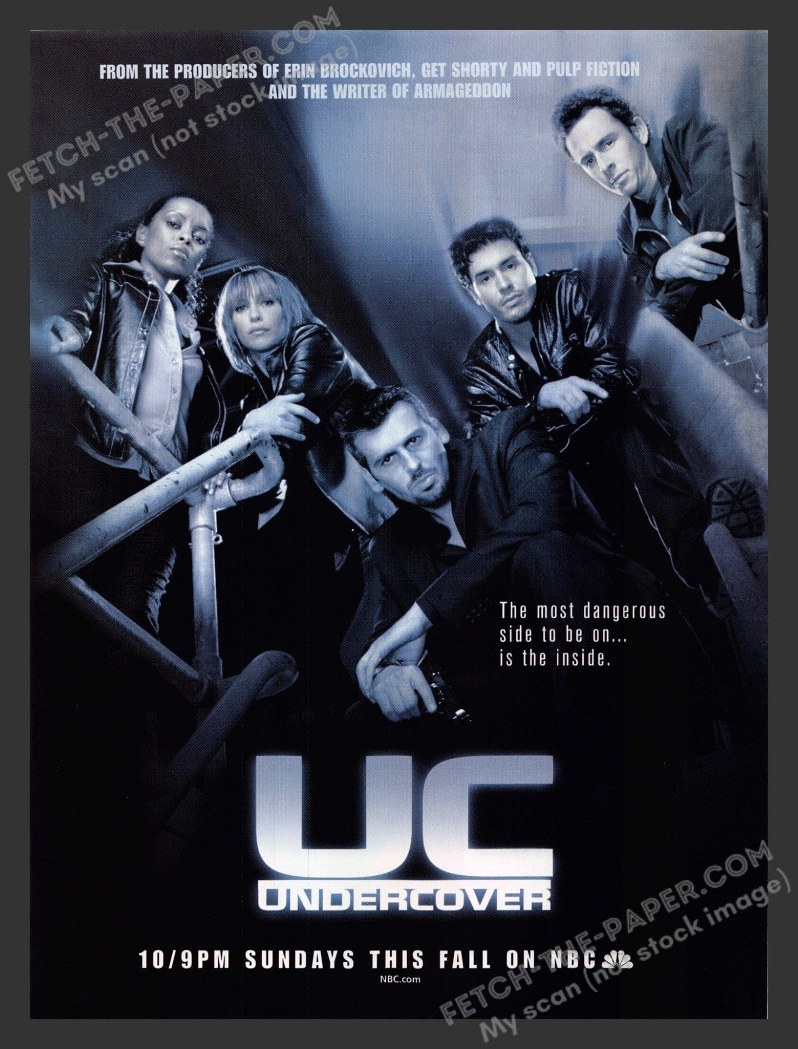 UC Undercover T.V. Show Actors & Actresses 2000s Print Advertisement 2 — Fetch-the-Paper