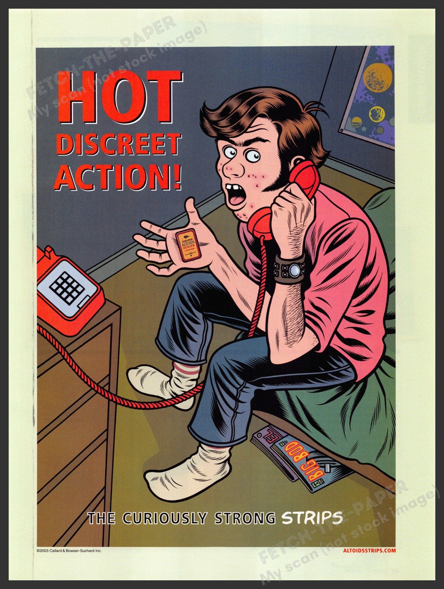 Altoids "Hot Discreet Action!" 2000s Print Ad — Fetch-the-Paper