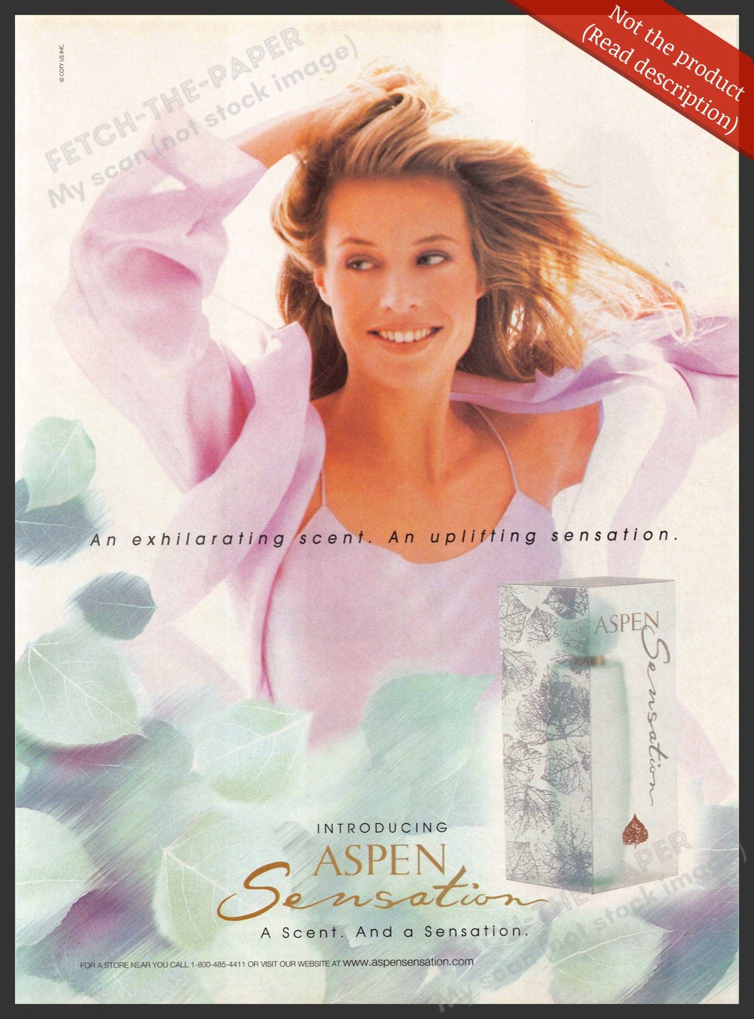 Aspen 1990s Magazine Print Advertisement 1998 Sensation Exhilarating S ...