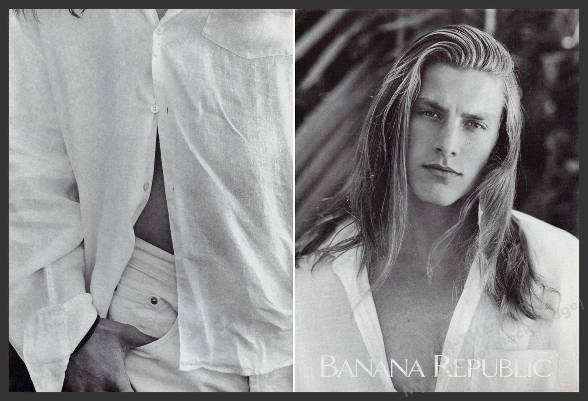 1993 Banana Republic 2-Page Ad - Vintage Fashion Collectible — Fetch ...