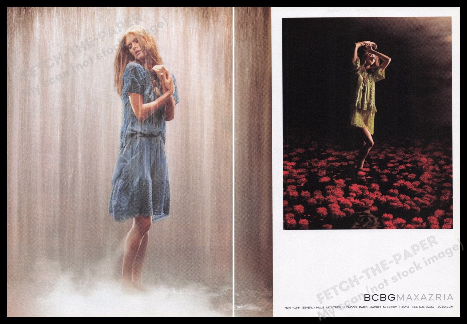 BCBG Maxazria Mischa Barton 2000s Print Advertisement Ad (2 pages) 200 ...