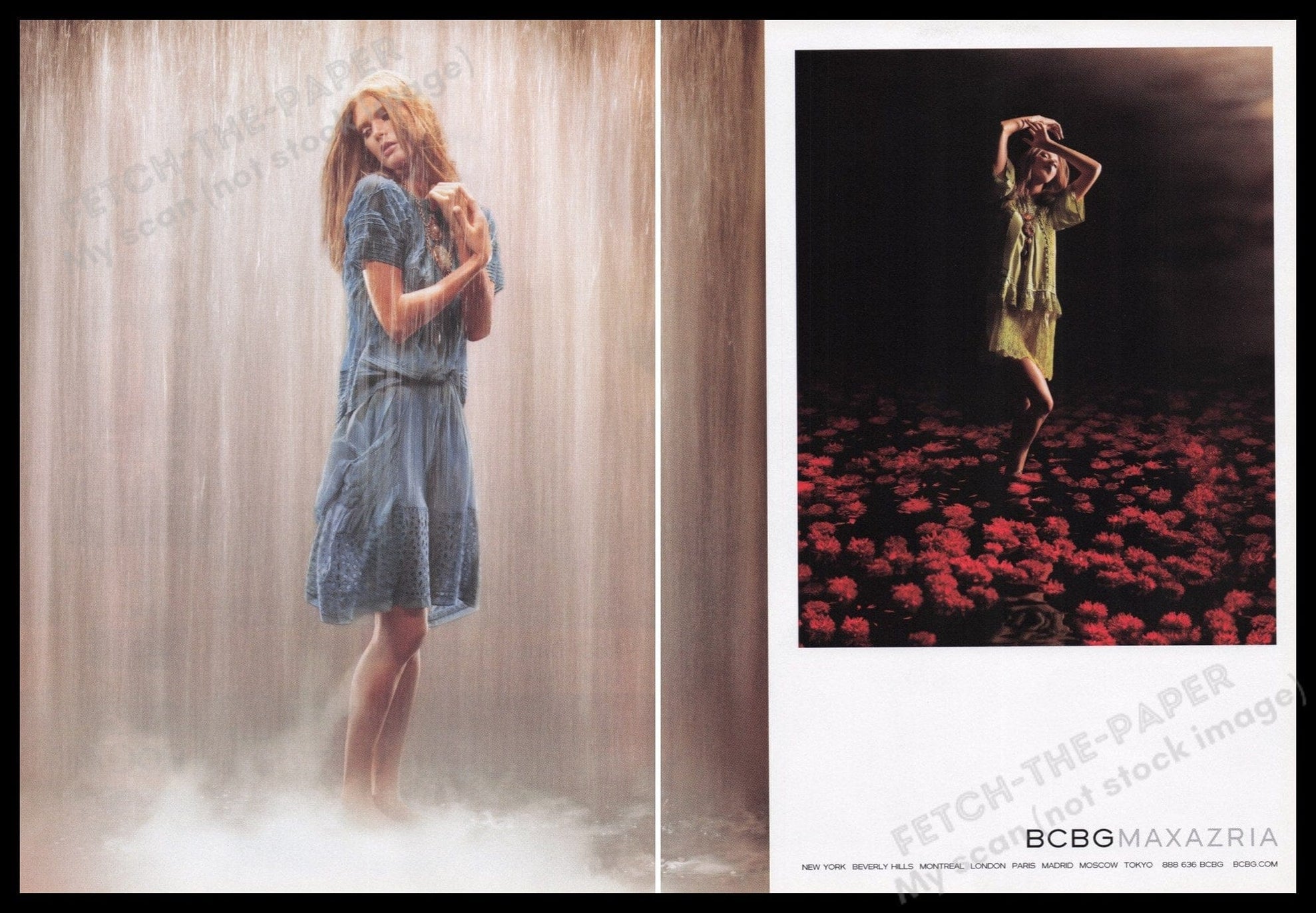BCBG Maxazria Mischa Barton 2000s Print Advertisement Ad (2 pages) 200 ...