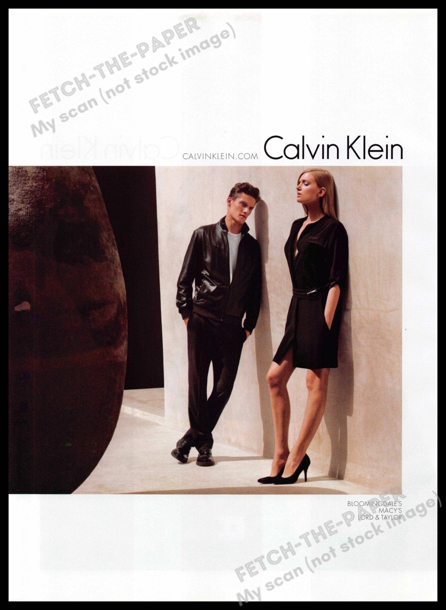 Calvin Klein 2011 Magazine Ad - Lily Donaldson & Danny Beauchamp ...