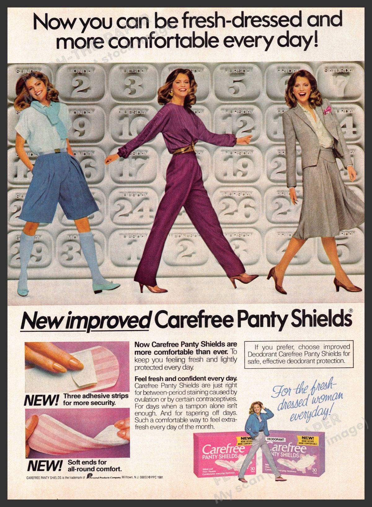 Carefree 1980s Print Ad — Fetch-the-Paper