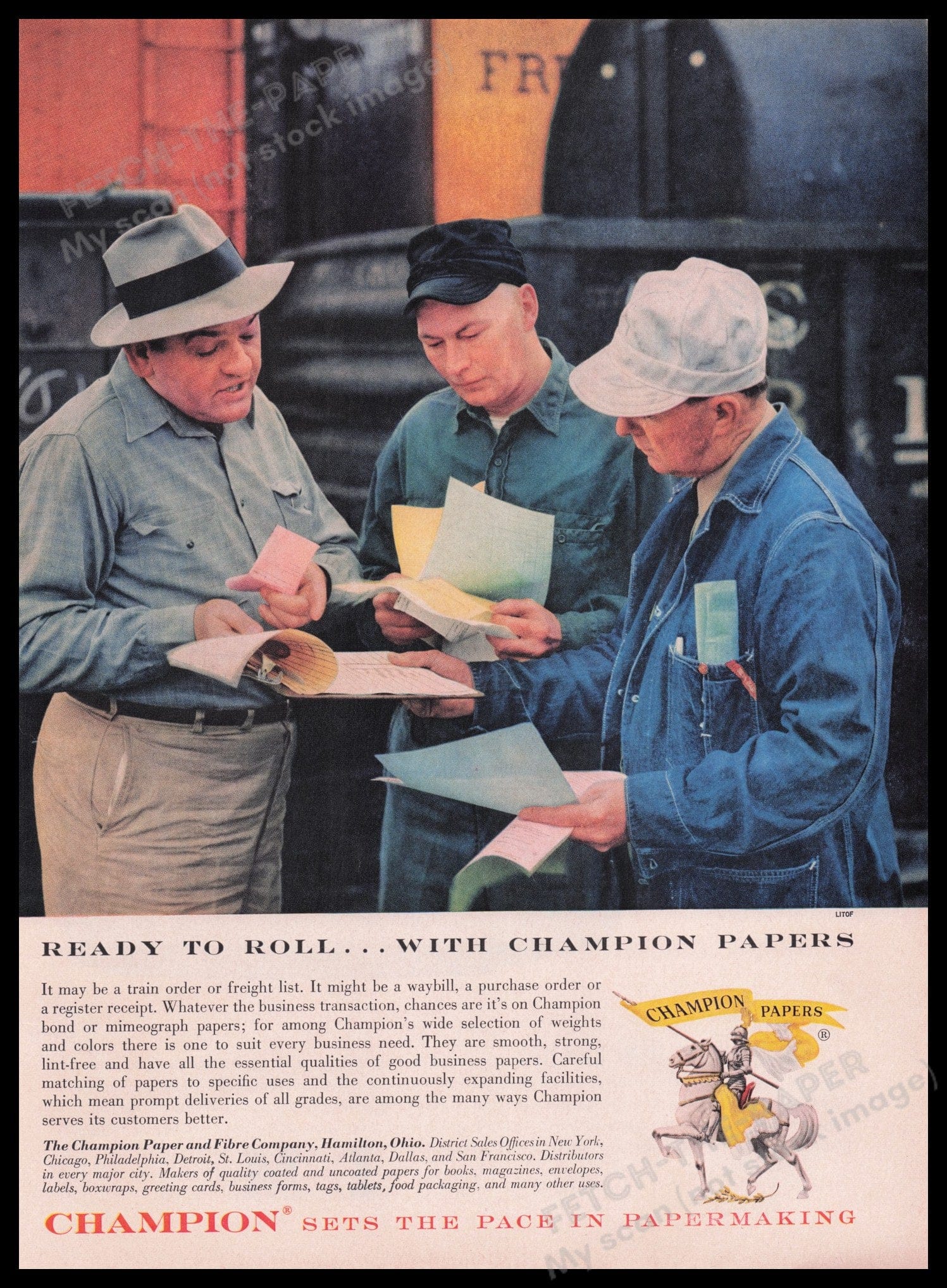 Champion Papers 1959 Print Ad - Quality Paper Manufacturing — Fetch-the ...