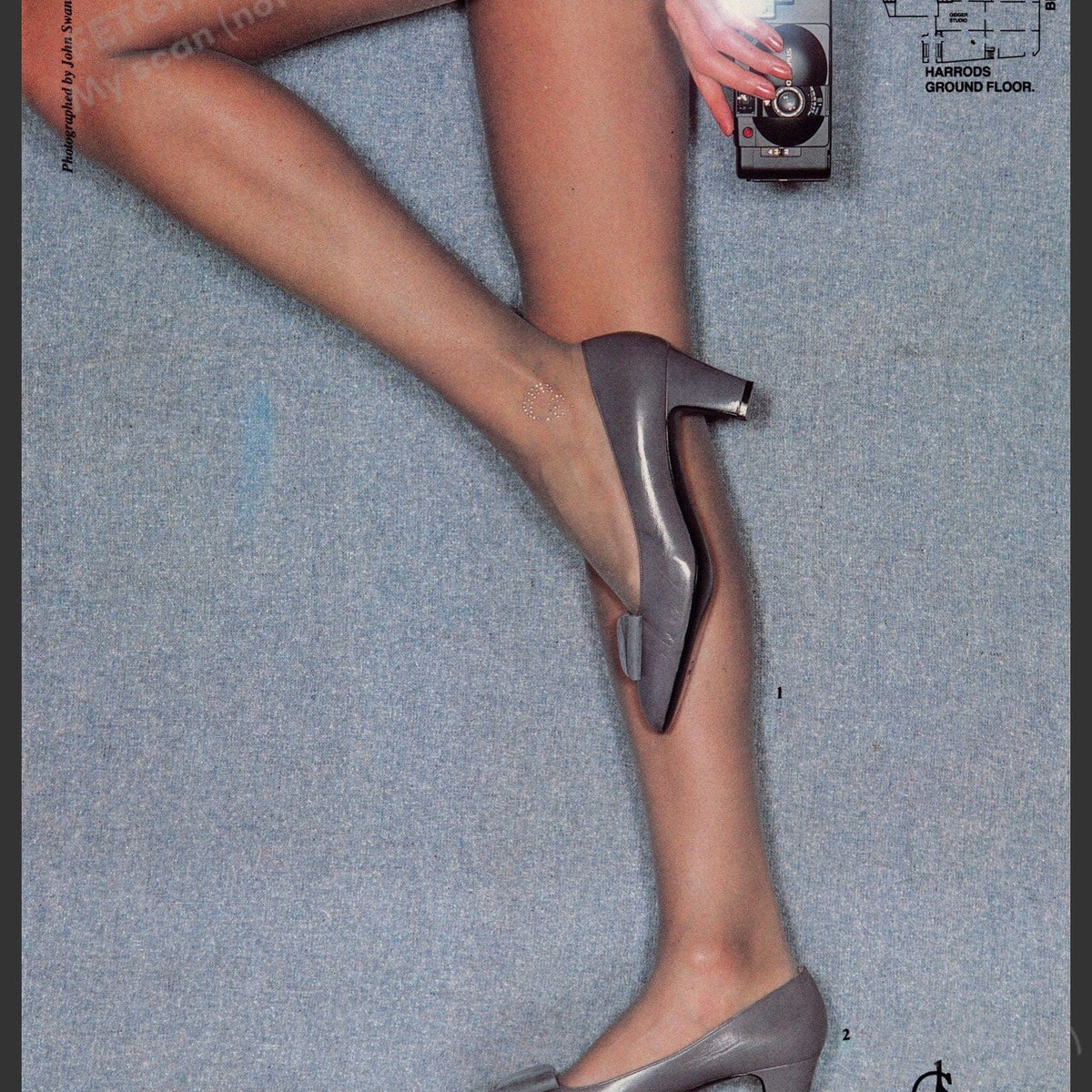 Charnos Rhinestone Hosiery 1980s Print Advertisement Ad 1980 Legs Came ...