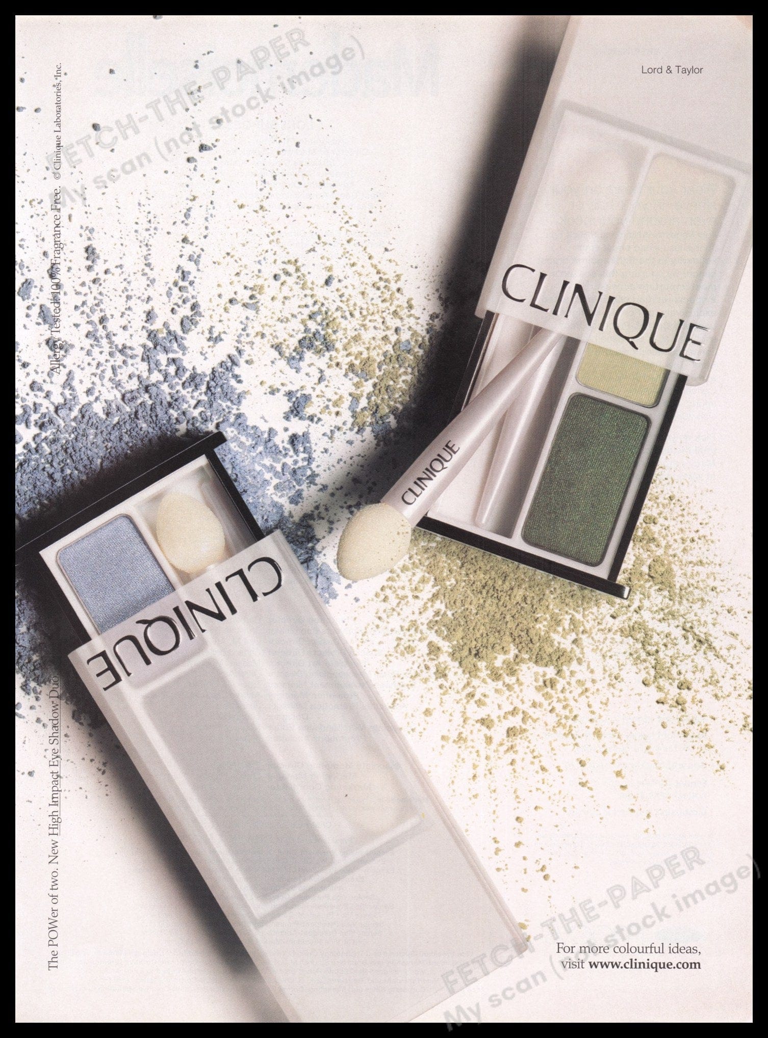 Vintage Clinique Eyeshadow Ad 2000s - Collectible Print 8"x11" — Fetch ...