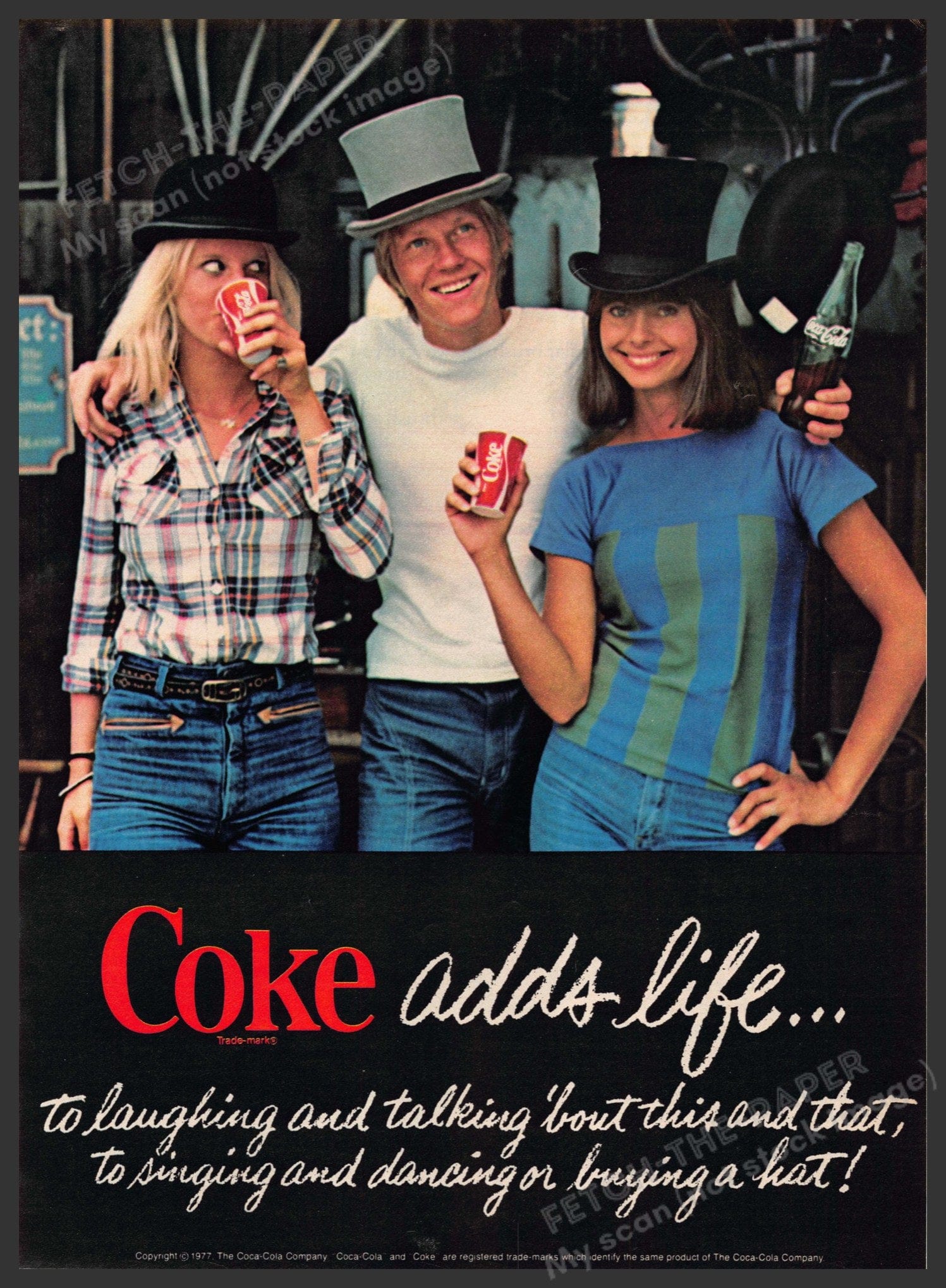 Coca Cola Ad 1970s
