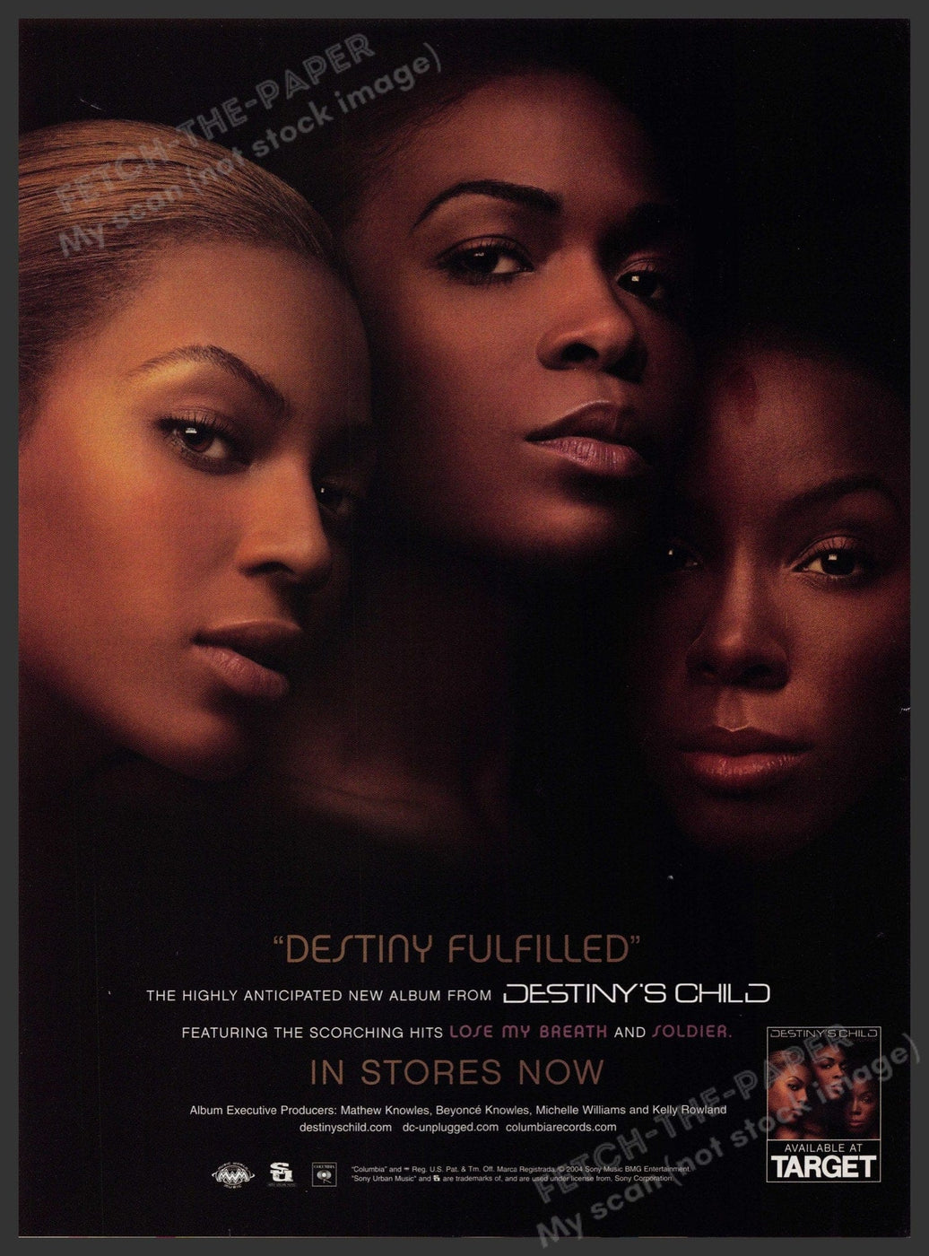 Destiny's Child 2004 Magazine Ad - "Destiny Fulfilled" Album Release ...