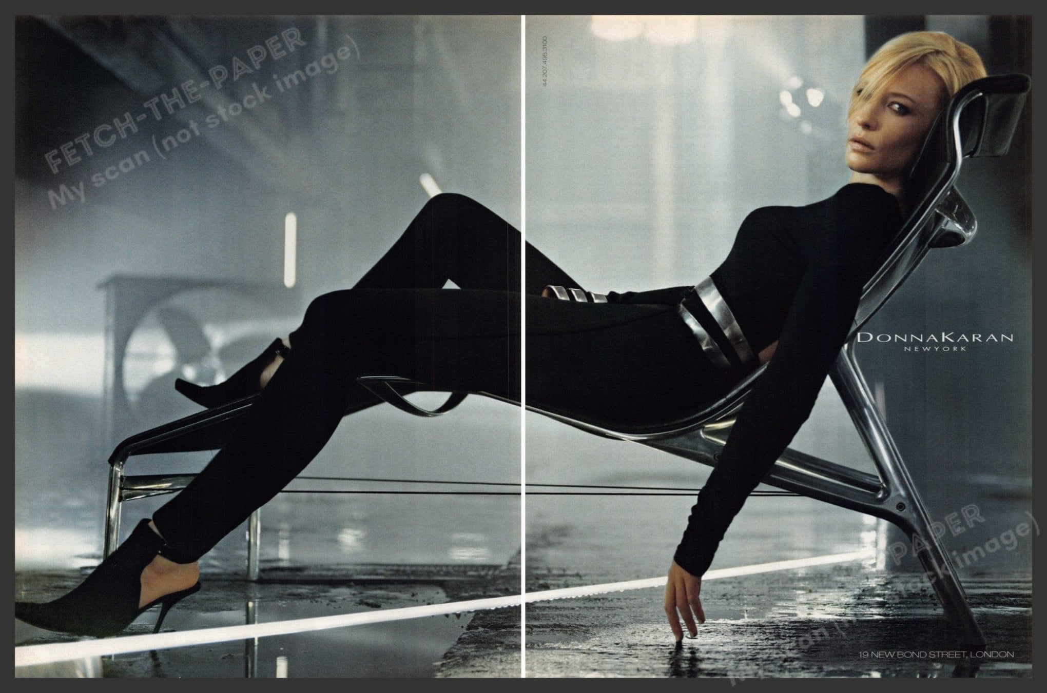 Donna Karan Cate Blanchett 2000s Print Advertisement (2 Pg) 2003 Legs ...