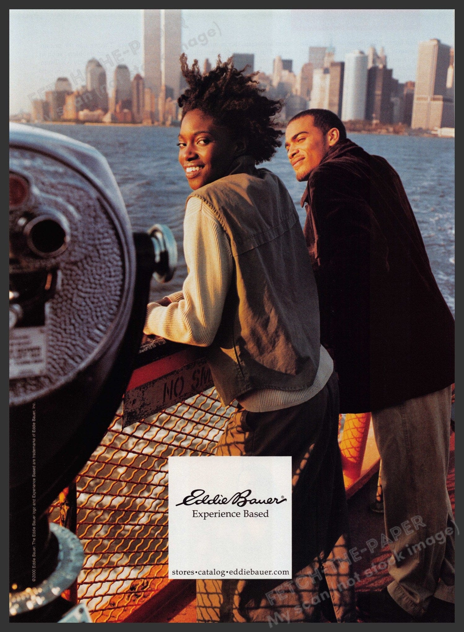 Eddie Bauer NYC Skyline WTC Twin Towers 2000s Print Advertisement Ad 2 ...