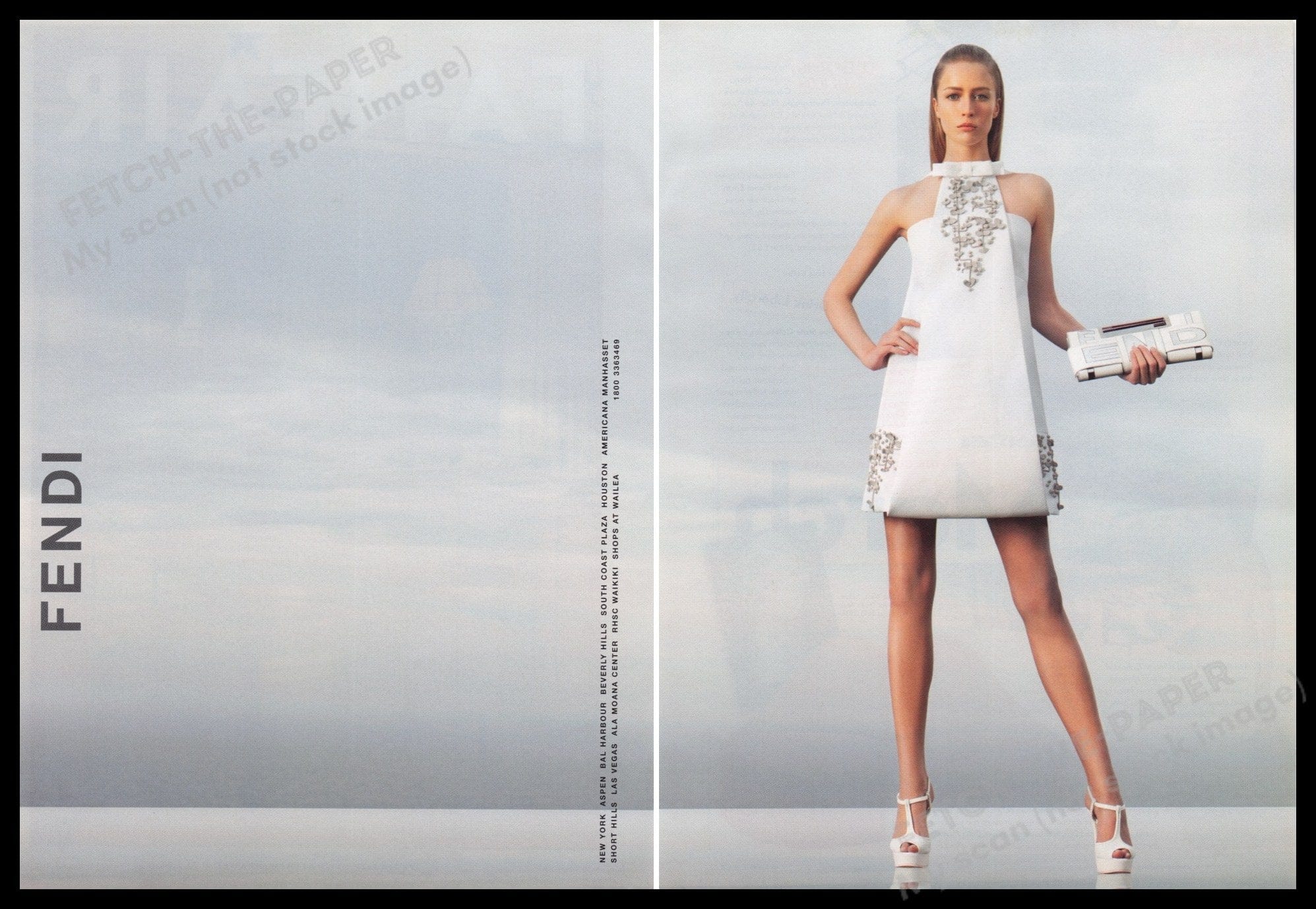 Fendi Clothing Shoes 2000s Print Advertisement Ad (2 pages) 2007 Long ...