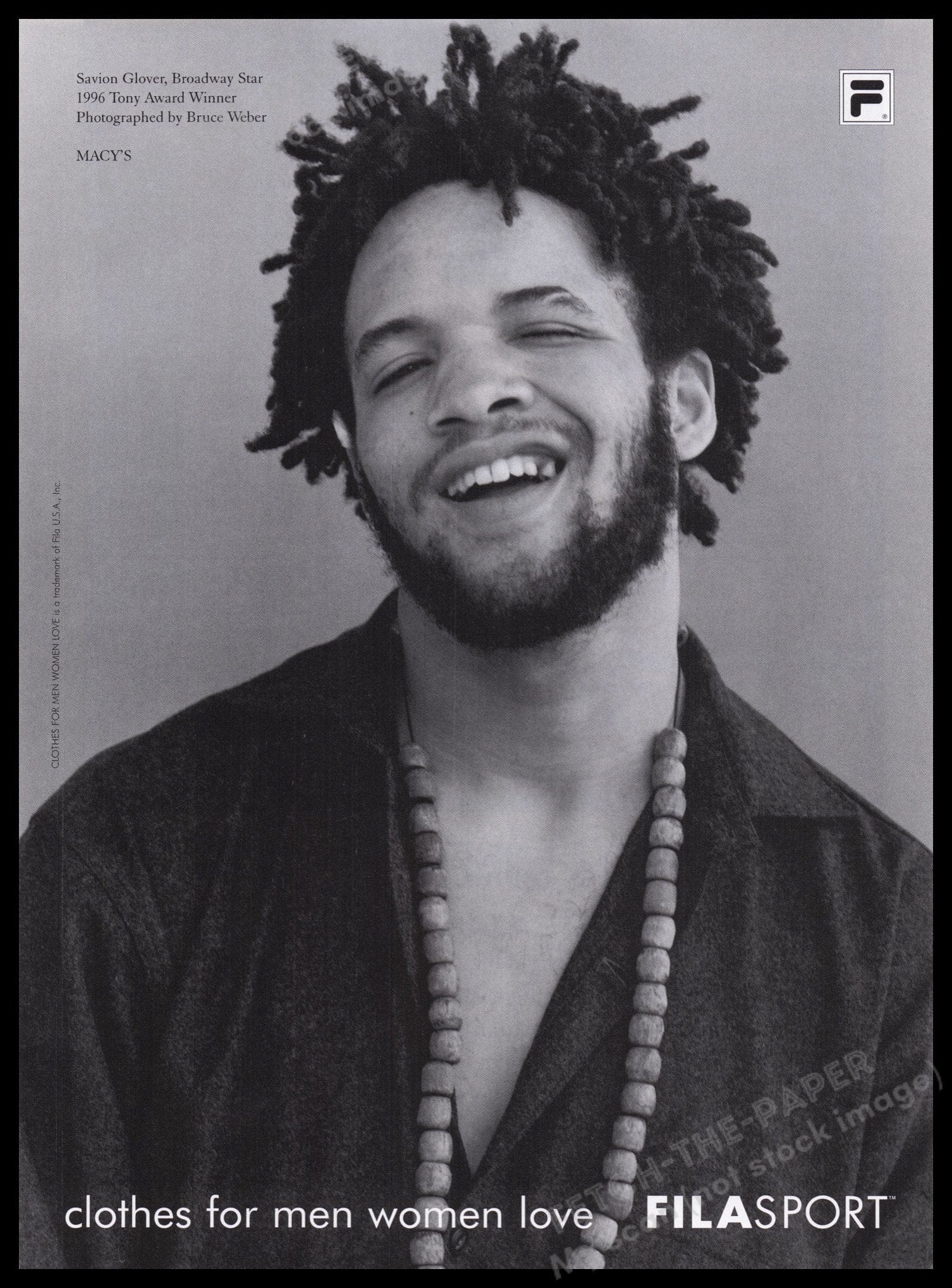 Fila Sport Savion Glover 1990s Print Advertisement Ad 1996 Clothing ...