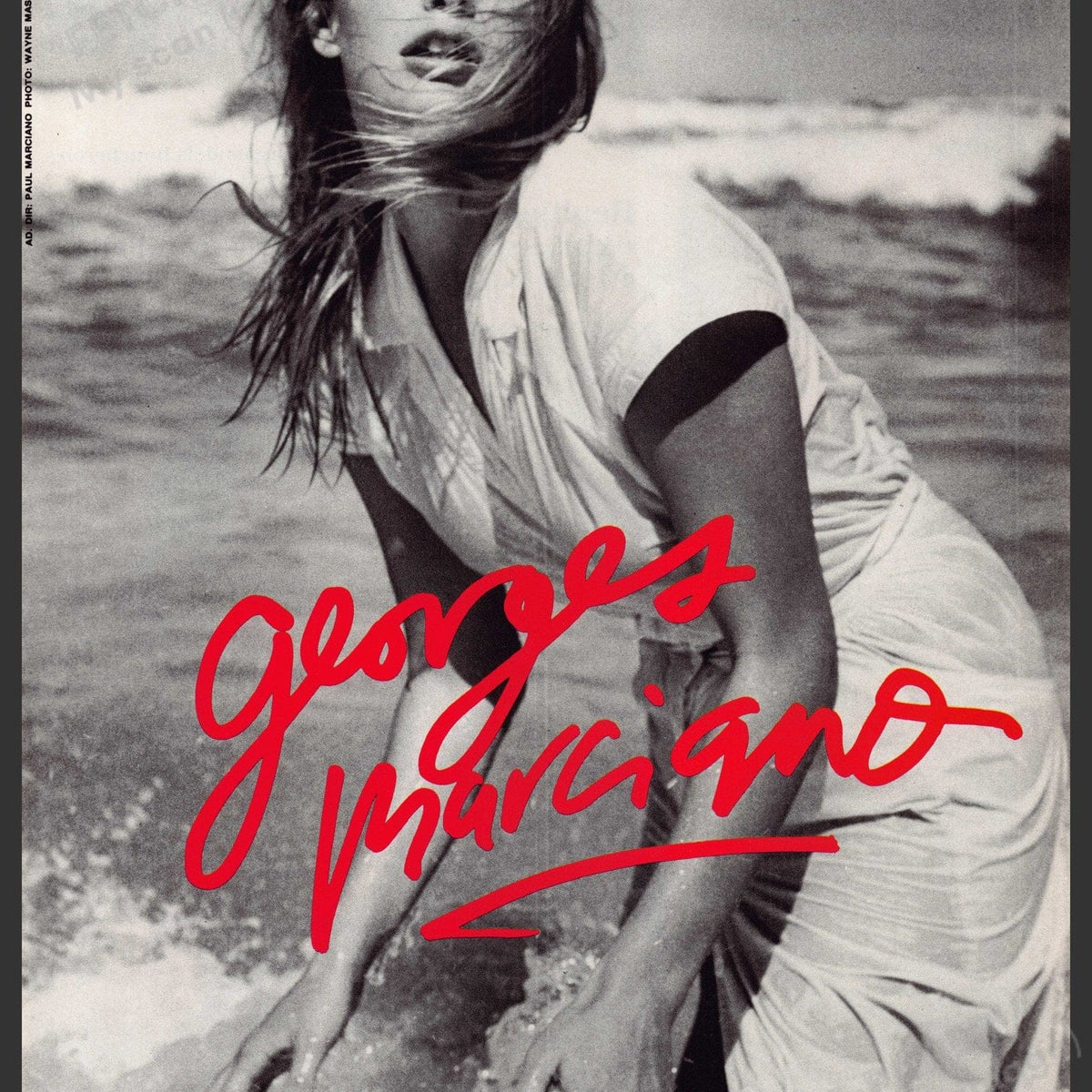 Guess Georges Marciano Estelle Lefebure 1980s Print Advertisement Ad ...