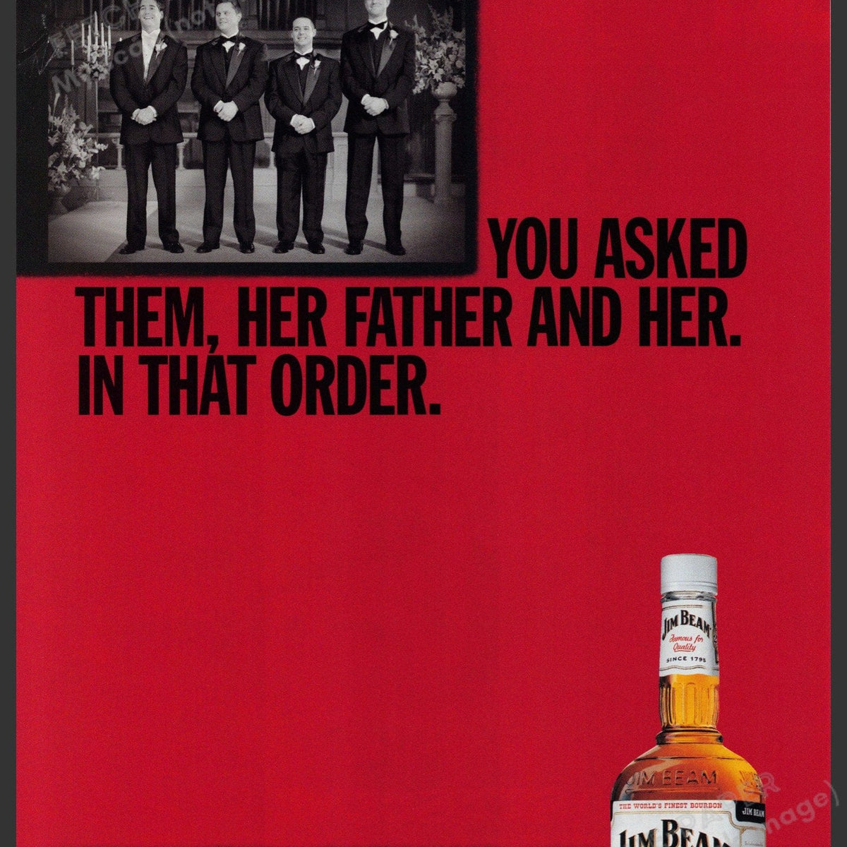 Jim Beam Wedding Jim Beam Personalized Groomsmen Gift | Labelyourlife