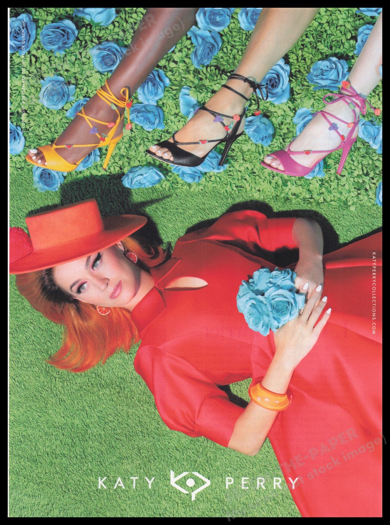 Katy Perry Shoe Collection 2000s Print Advertisement Ad 2017 Legs Colo ...