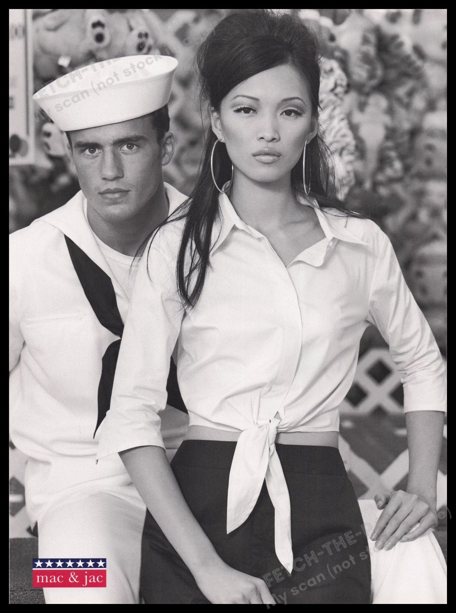 Mac & Jac Clothing 2000s Print Advertisement Ad 2000 Navy Sailor Sexy ...
