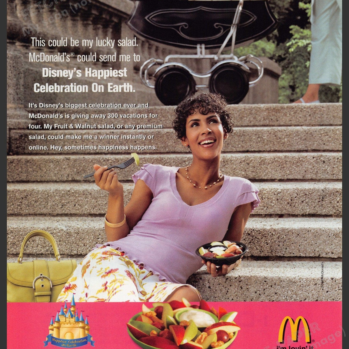 Vintage 2005 McDonald's & Disney Print Ad - 8"x11" — Fetch-the-Paper