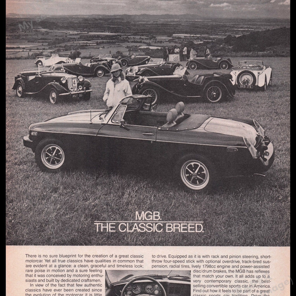 MGB Car 1980s Print Advertisement Ad 1980 "The Classic Breed" — Fetch ...