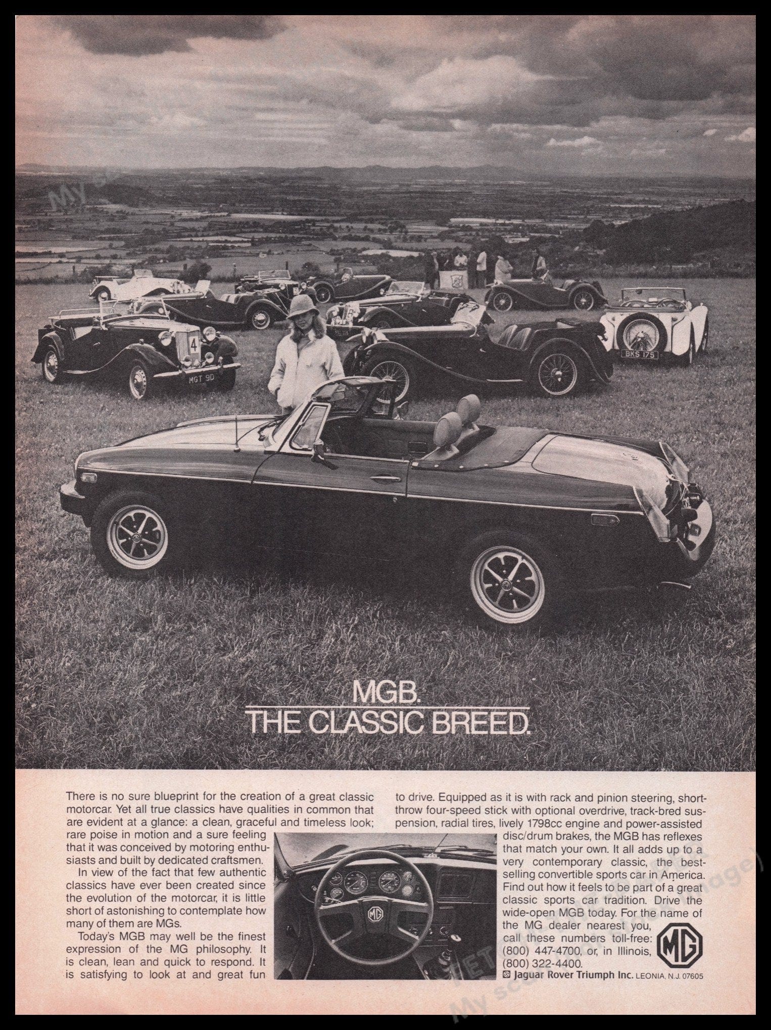 MGB Car 1980s Print Advertisement Ad 1980 "The Classic Breed" — Fetch ...
