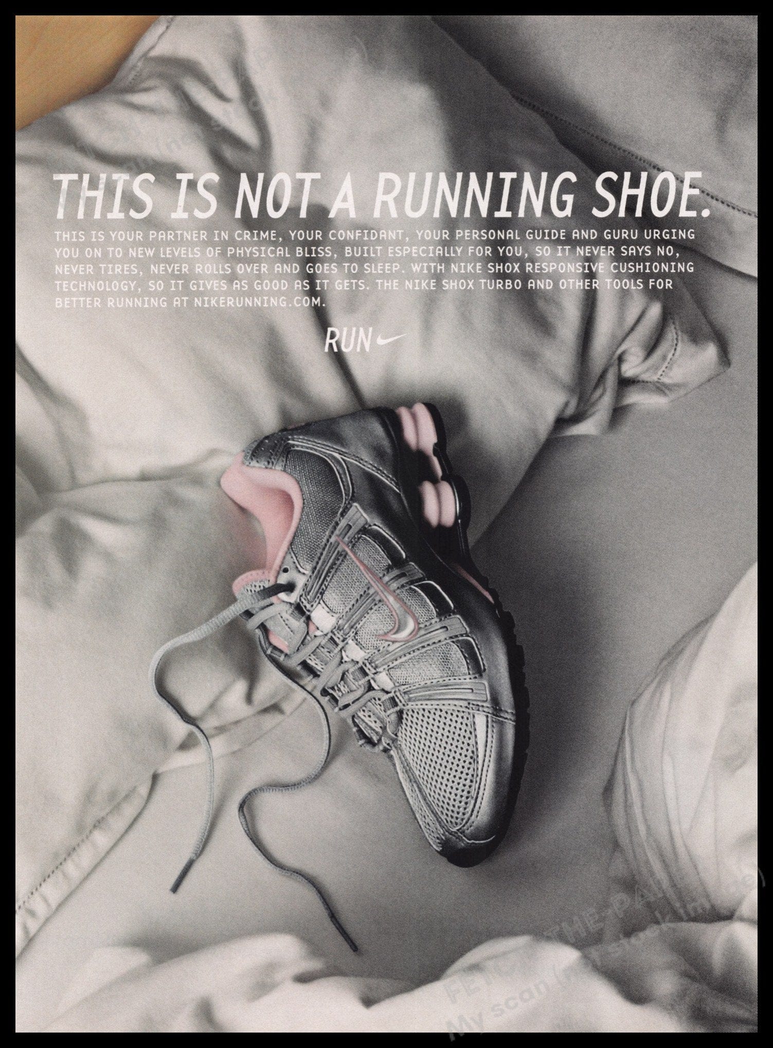 Nike Shox Turbo Shoes 2000s Print Advertisement Ad 2004 — Fetch-the-Paper