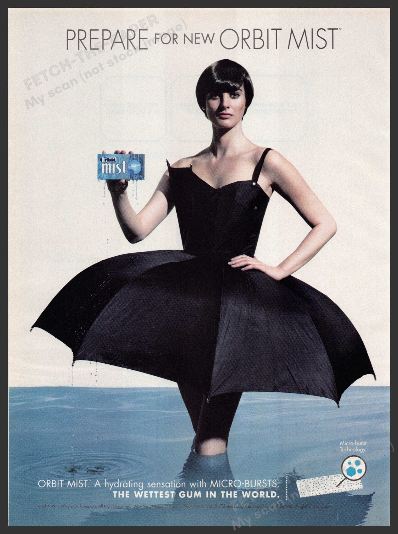 Orbit Mist 2009 Ad - "The Wettest Gum in the World" — Fetch-the-Paper