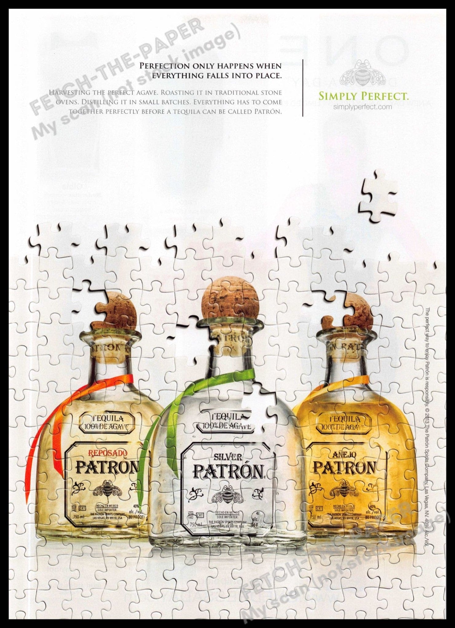 Patron Tequila 2013 Magazine Print Ad - Reposado, Silver, Añejo — Fetch ...