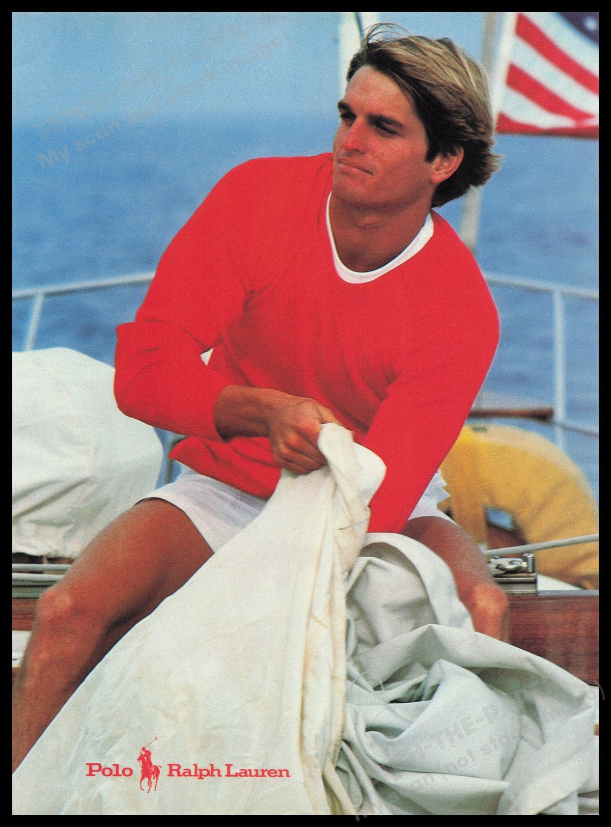 Polo Ralph Lauren Clothing 1980s Print Advertisement Ad 1982 Male Mode ...