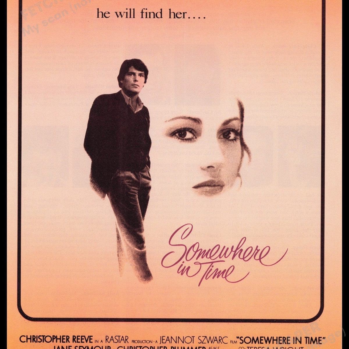 Somewhere In Time Movie Promo 1980s Print Advertisement 1980 Christoph ...