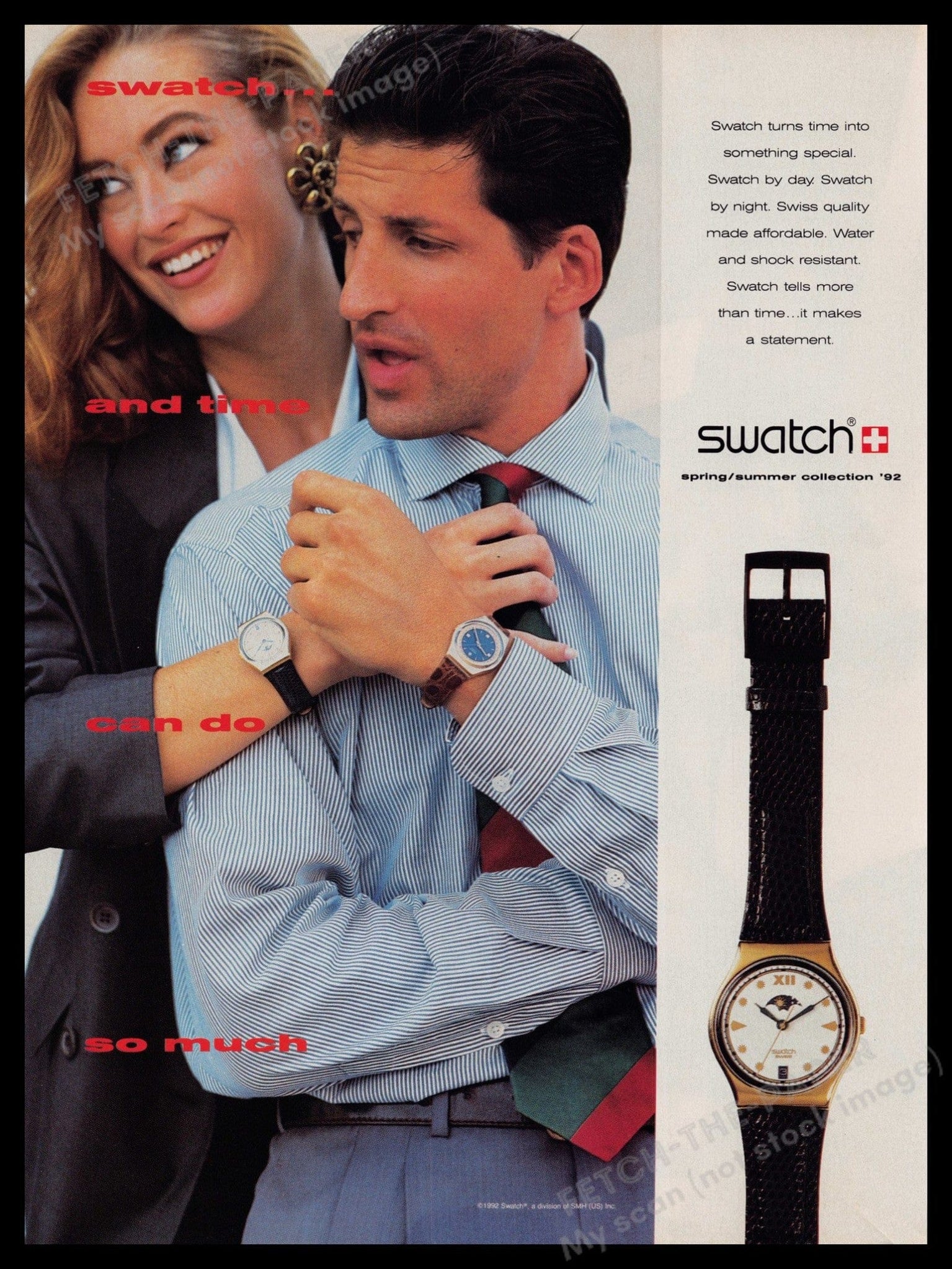 Swatch Watch 1990s Print Advertisement Ad 1992 Spring Summer Collectio — Fetch-the-Paper