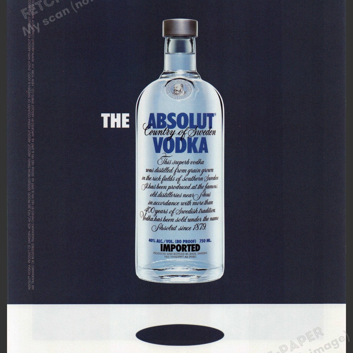 The Absolut Vodka 2000s Print Advertisement Ad 2006 Promo — Fetch-the-Paper