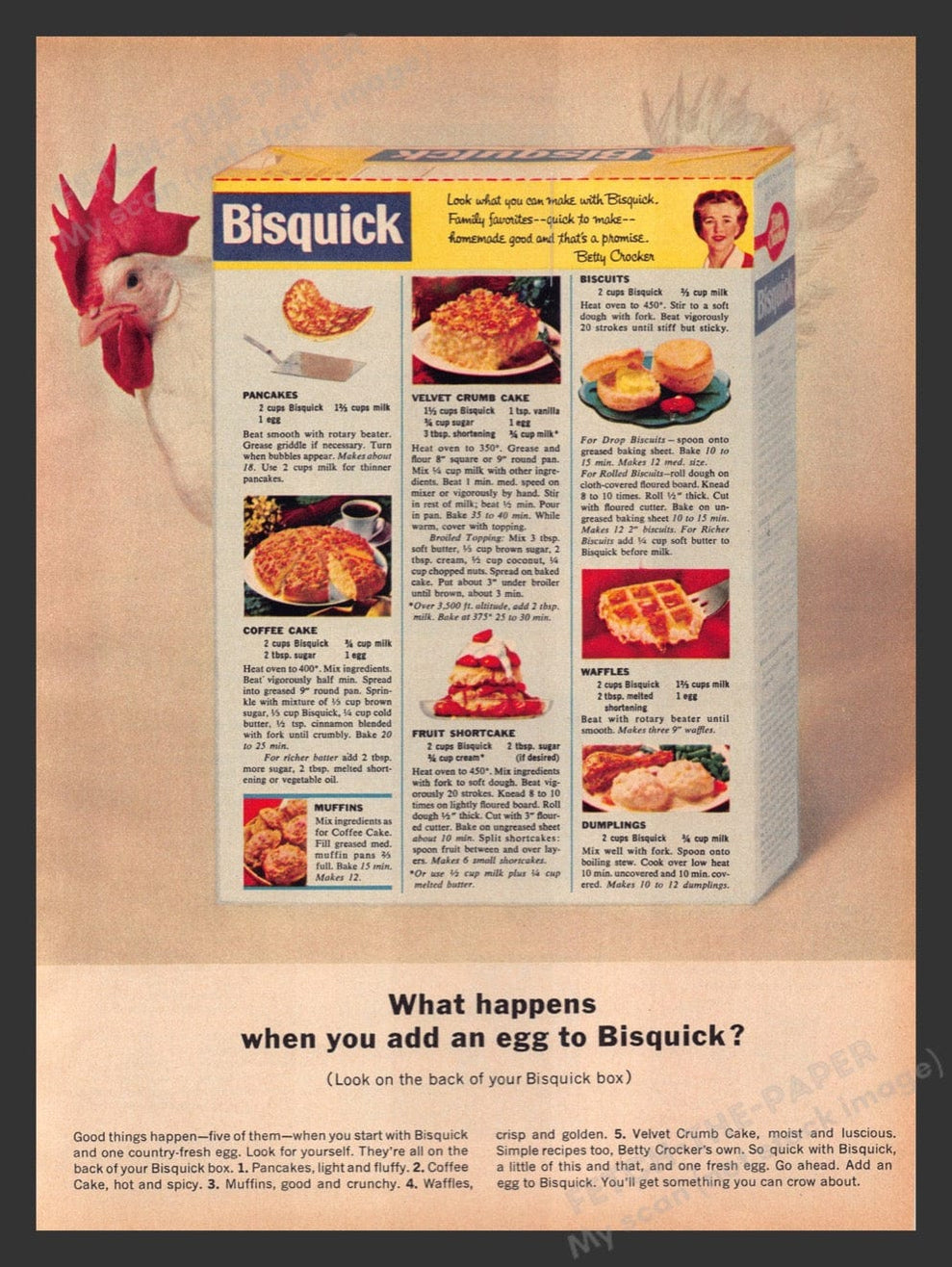 Vintage 1964 Bisquick Recipes Print Ad - Nostalgic Kitchen Charm ...