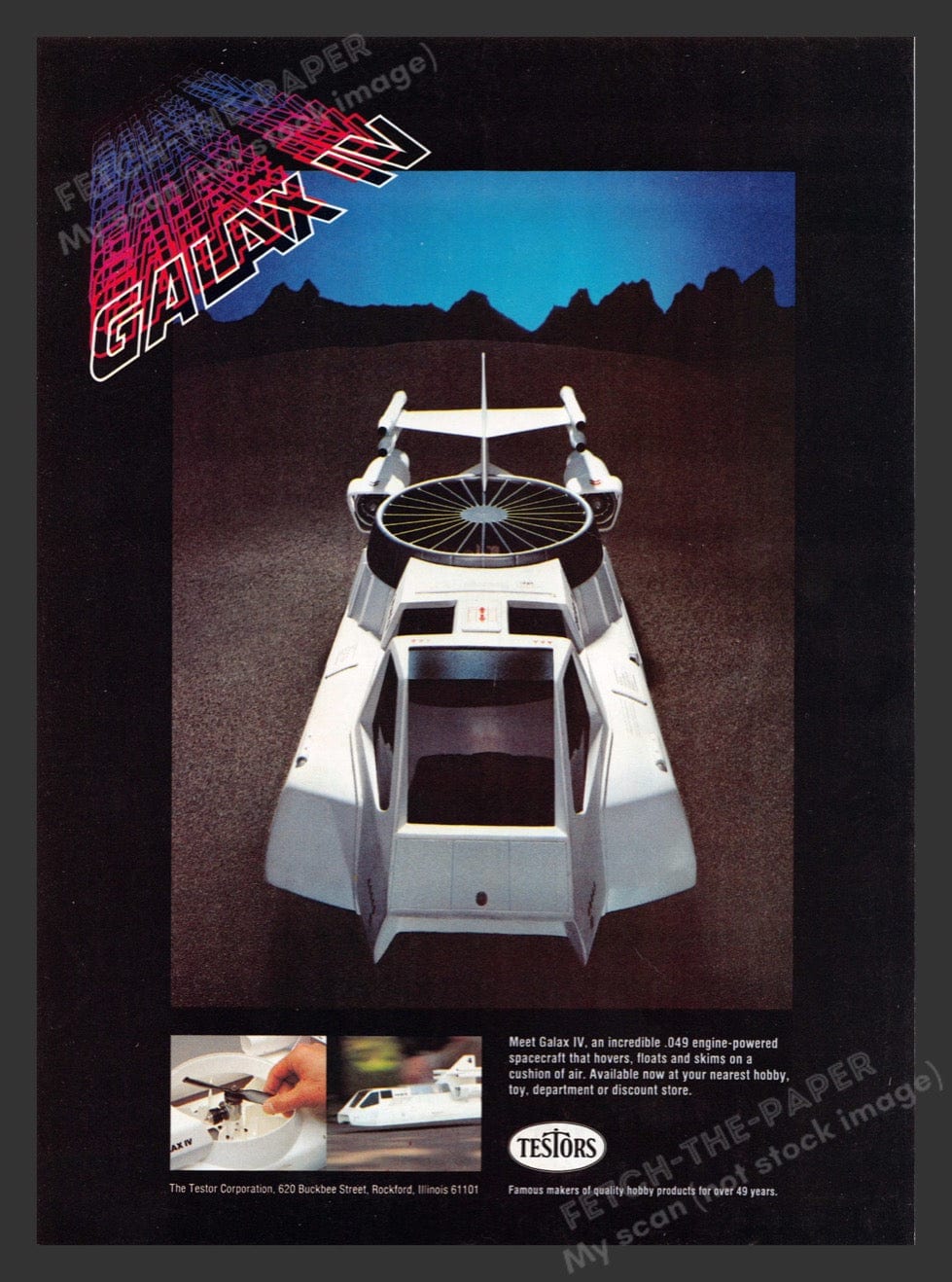 1978 Testors Galax IV Spacecraft Model Print Advertisement Ad — Fetch ...