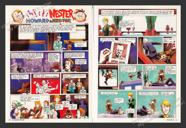 1990s Howard & Nester Print Advertisement Comic 1990 — Fetch-the-Paper
