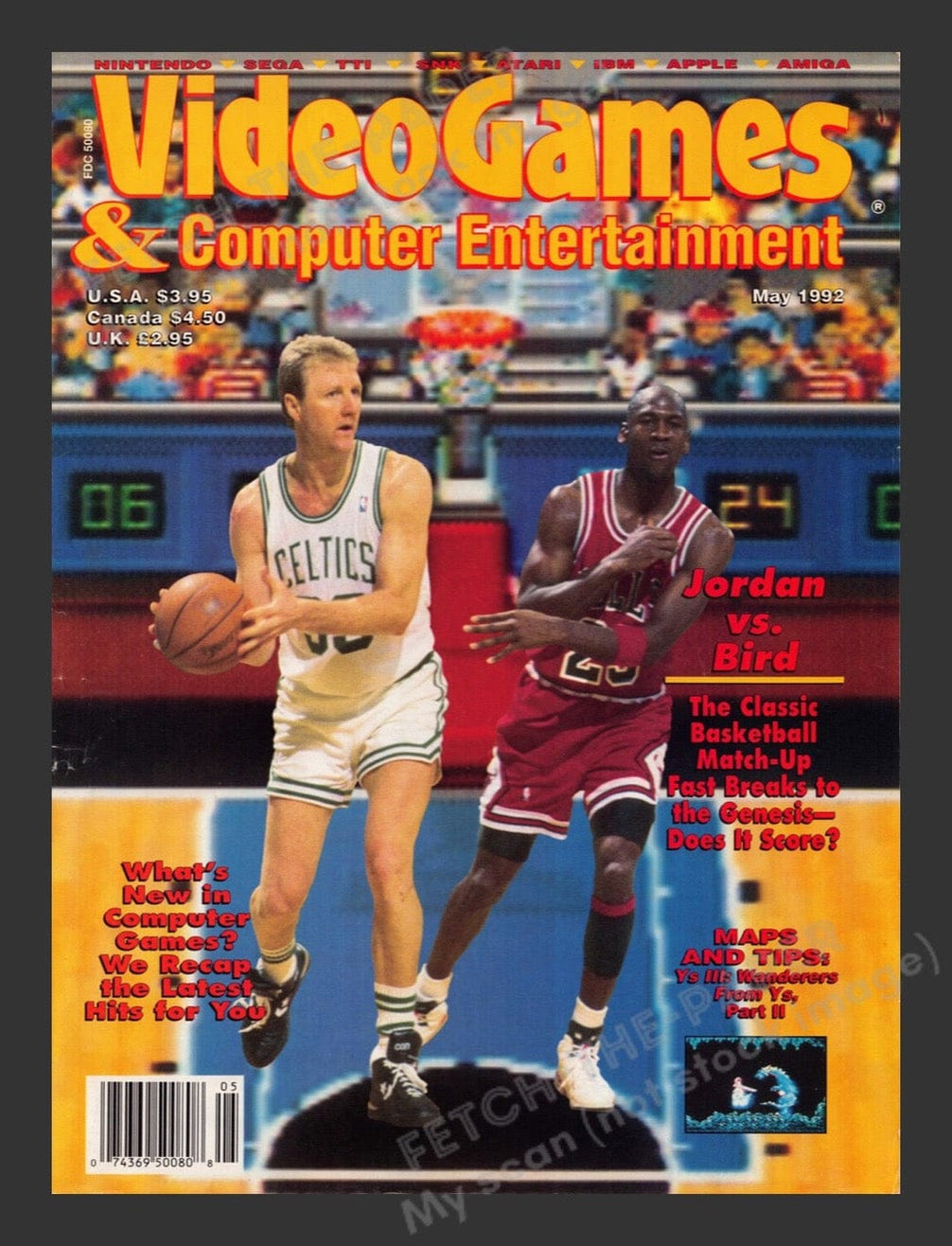 1992 Video Games & Computer Entertainment Magazine Front Cover Only ...