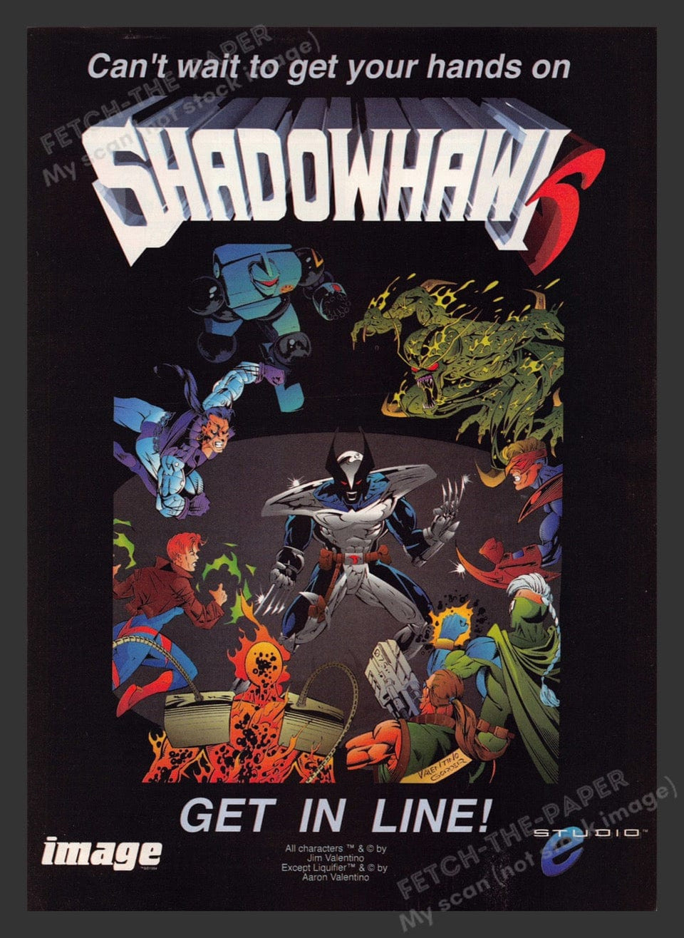 1995 ShadowHawk Video Game Print Advertisement — Fetch-the-Paper