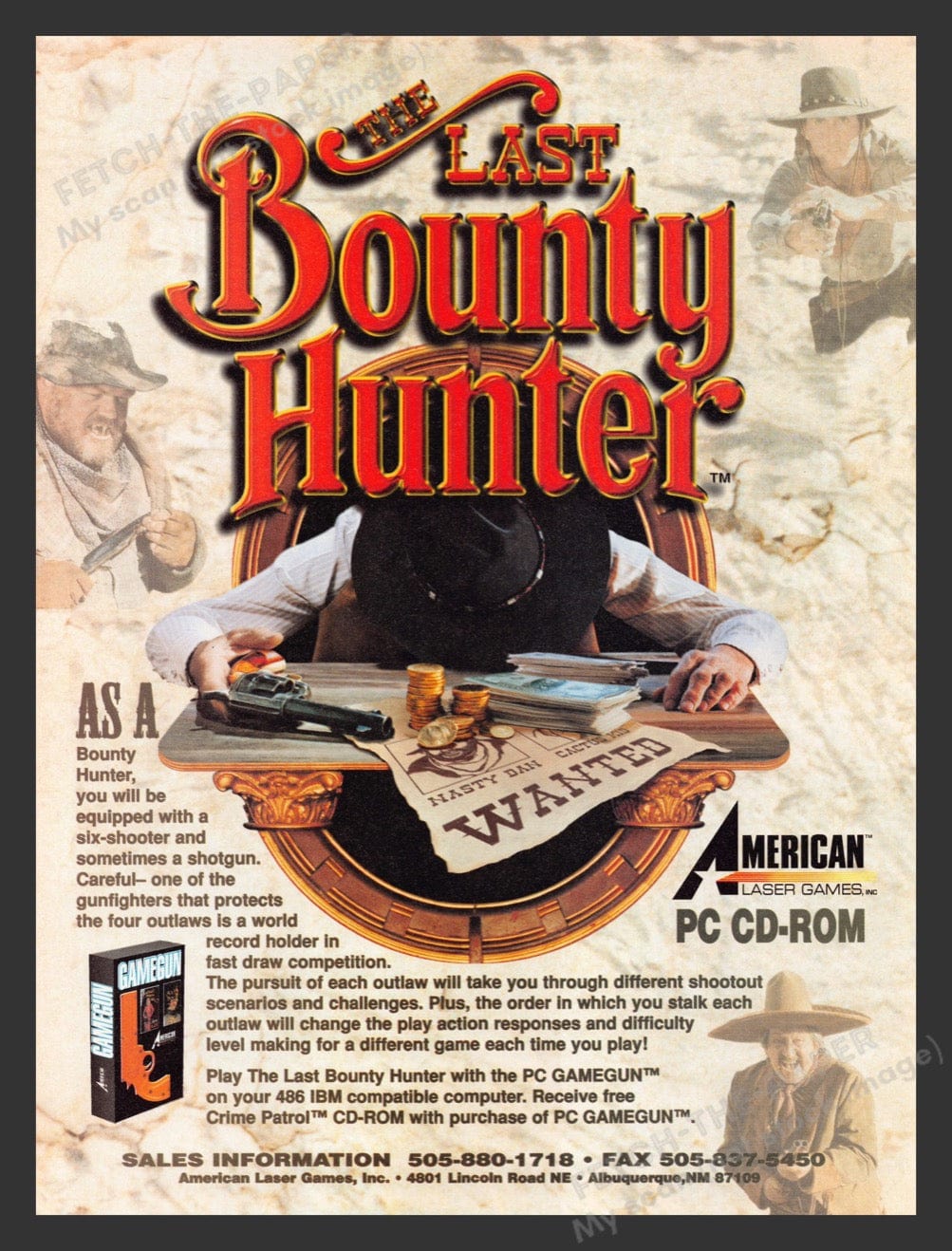 1995 The Last Bounty Hunter Video Game Print Advertisement — Fetch-the ...