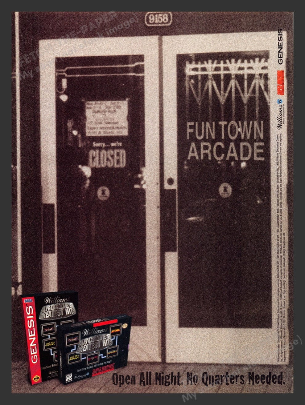 1996 Williams Arcade's Greatest Hits Video Game Print Advertisement ...