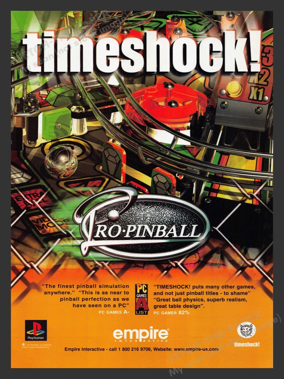 1997 Pro Pinball Green Video Game Print Advertisement — Fetch-the-Paper