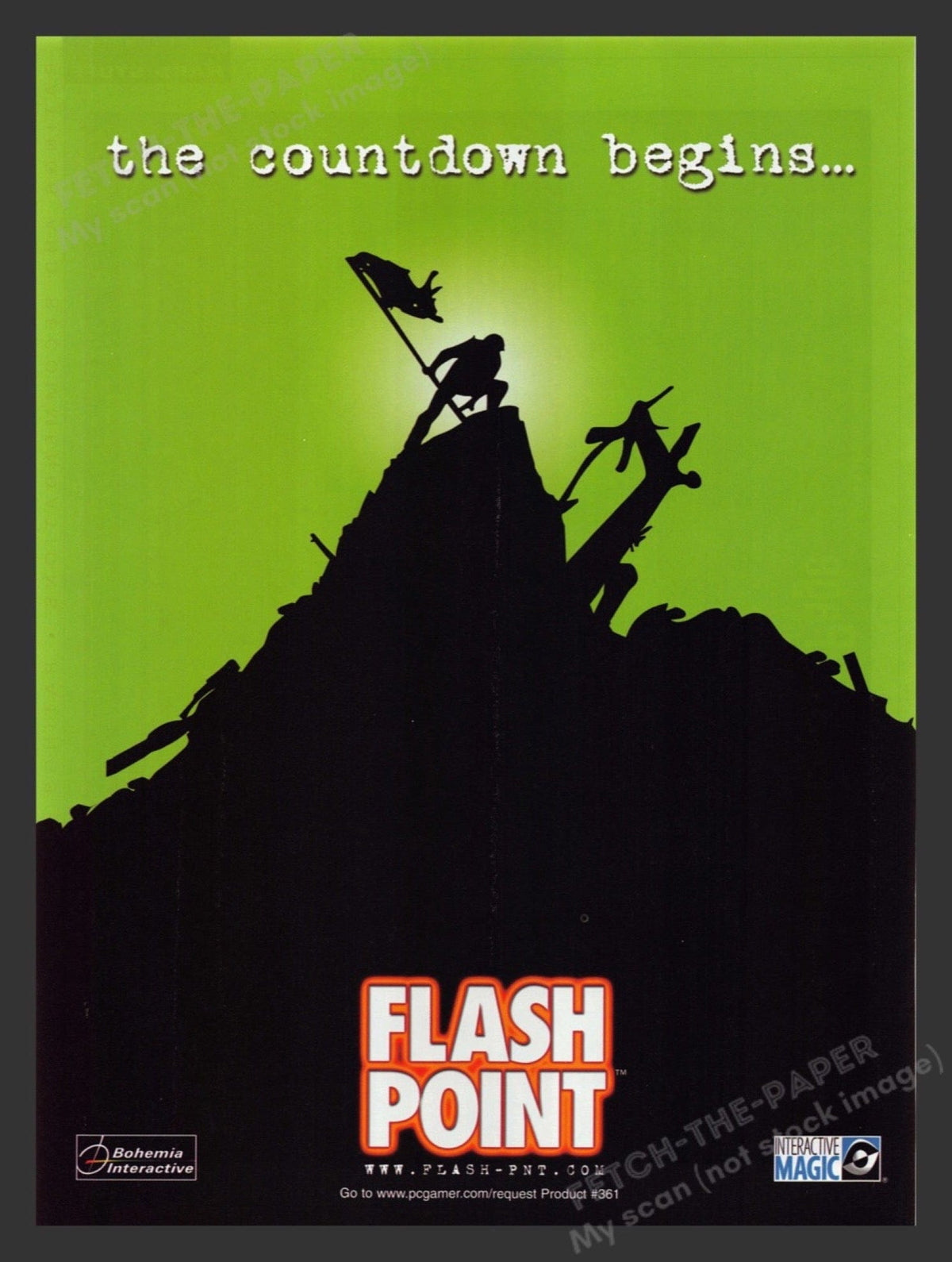 1999 Flash Point "the countdown begins..." Video Game Print Advertisem ...