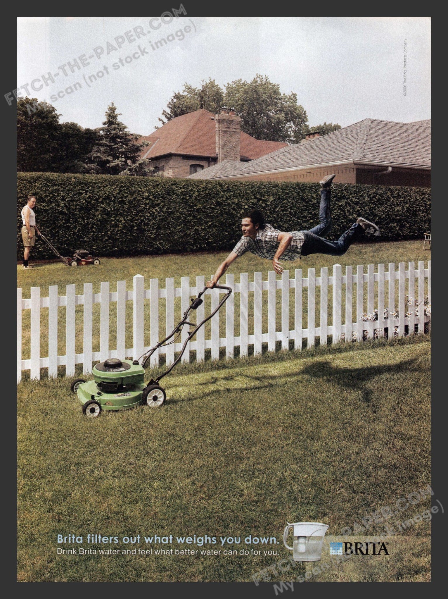Brita Water 2000s Print Ad - Light and Refreshing — Fetch-the-Paper