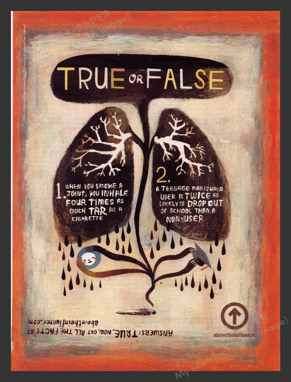 2008 "Above the Influence" Anti-Drug Ad - Lungs Illustration — Fetch ...