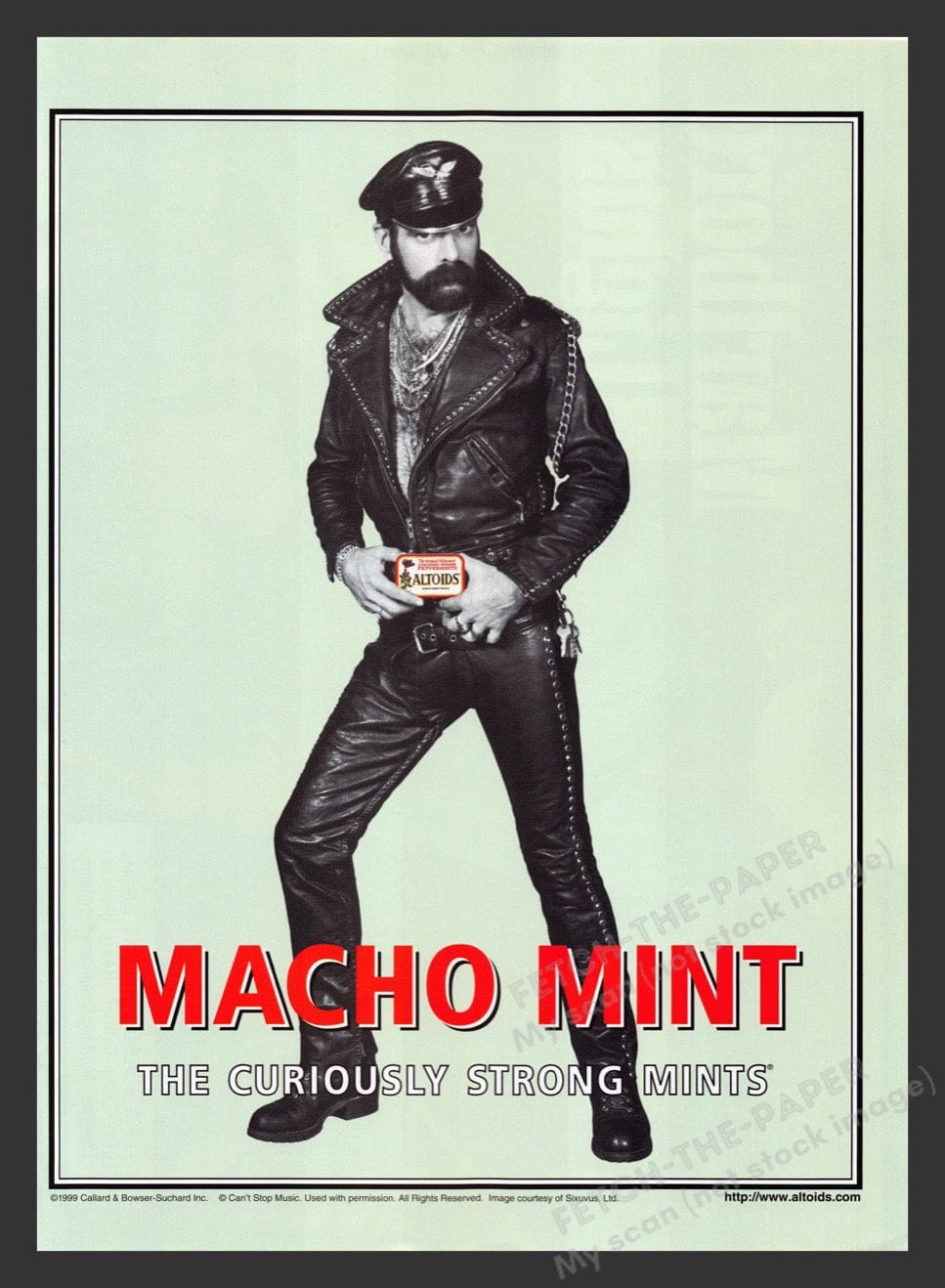 Altoids "Macho Mint" 2000s Print Advertisement Ad 2000 — Fetch-the-Paper
