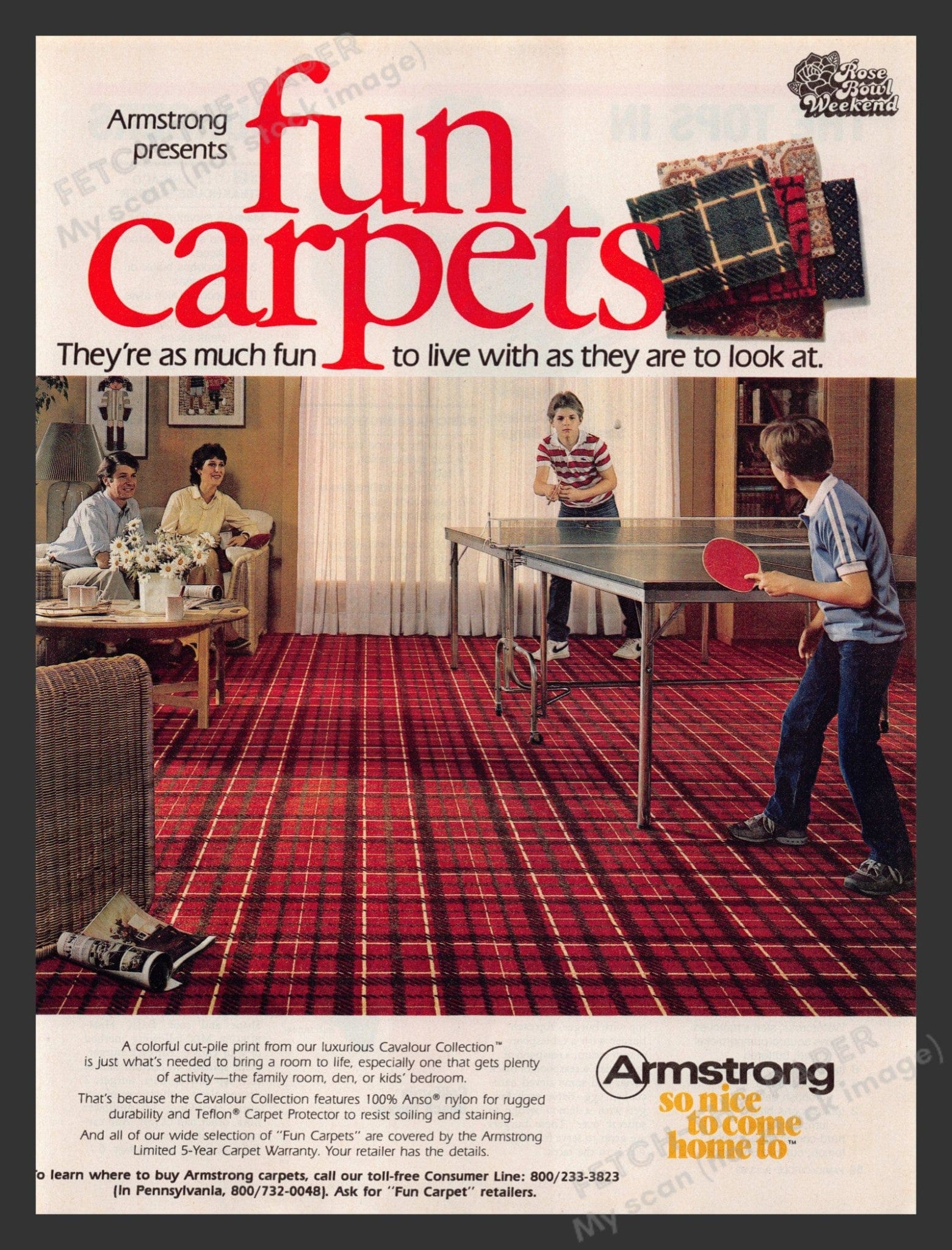 1983 Armstrong Cavalour Collection Carpets Print Ad - Fun & Stylish ...