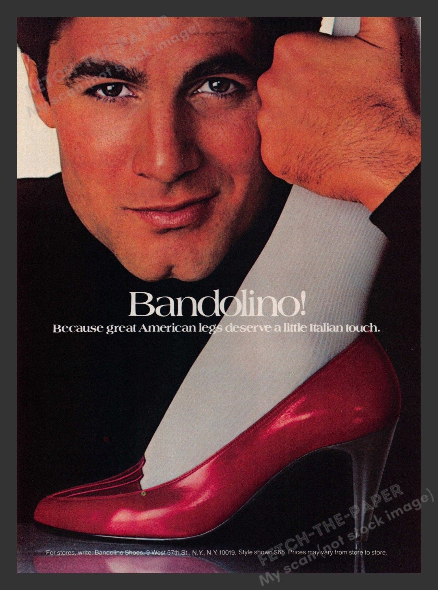 Bandolino Feet Touch Women's Shoes 1980s Print Advertisement Ad 1983 ...