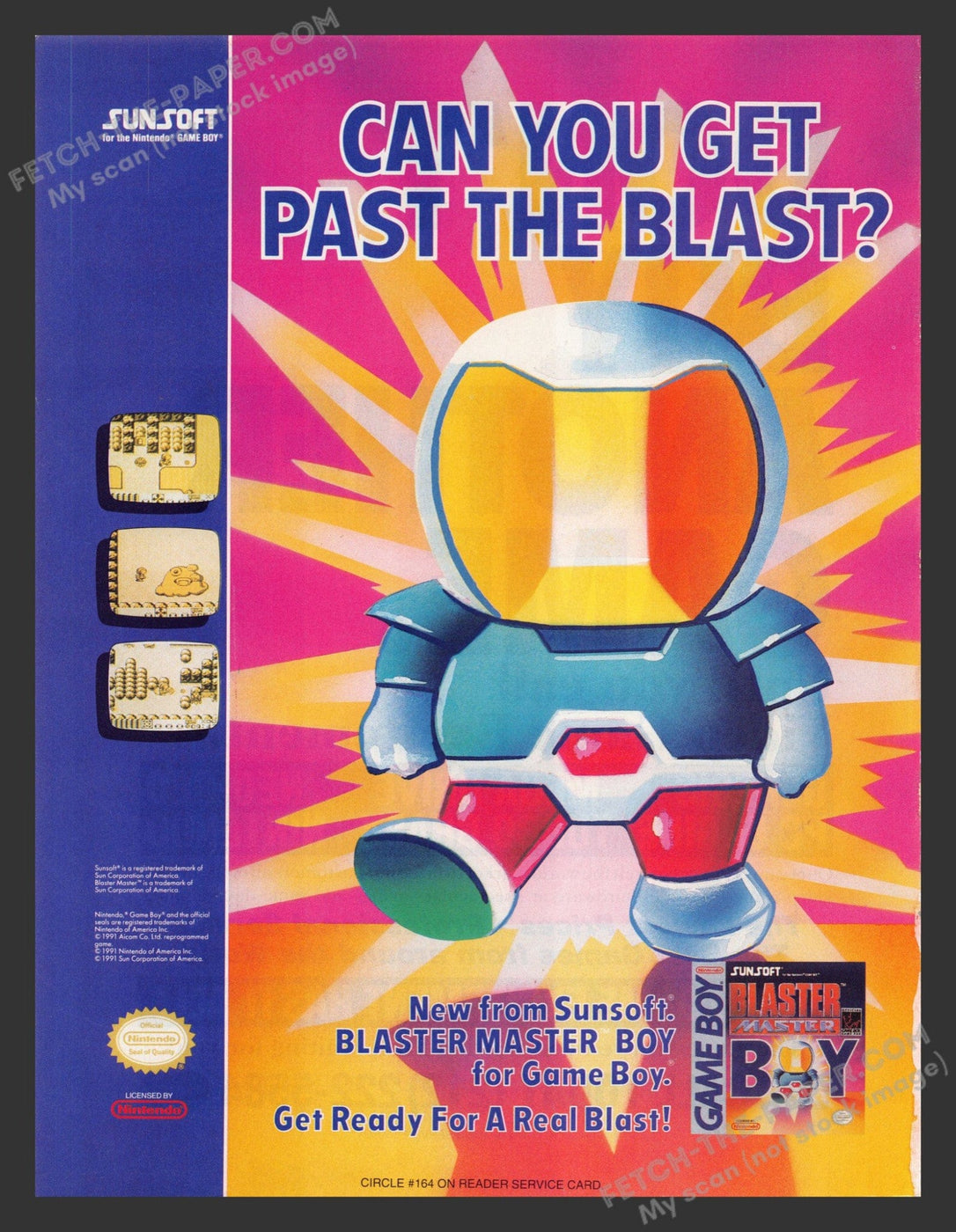 Blaster Master Boy Video Game 1990s Print Advertisement 1991 — Fetch ...