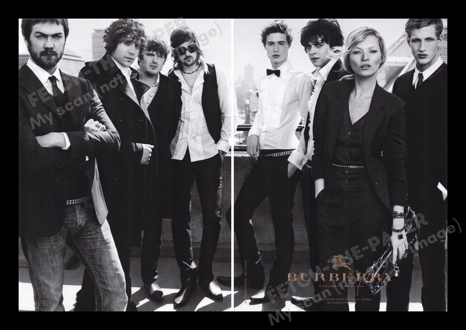 Burberry Clothing Kate Moss 2000s Print Advertisement Ad (2 pages) 200 ...