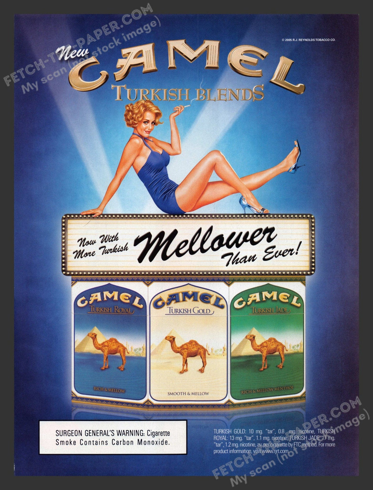 Camel Turkish Blends Cigarettes 2000s Print Ad — Fetch-the-Paper